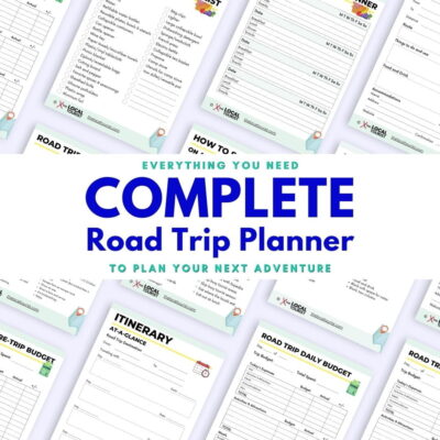 Printable Road Trip Planner for your best vacation 2024